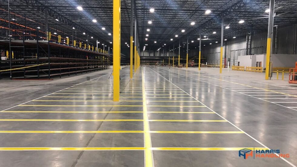 Warehouse Signage and Line Striping - Harris Handling